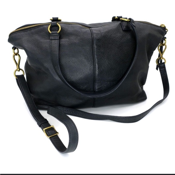 margot | Bags | Margot New York Black Soft Leather Mandy Tote Handbag ...